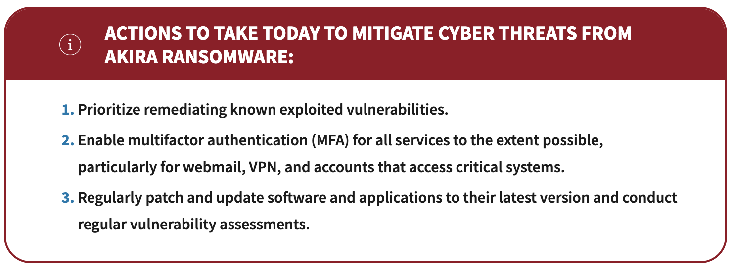 The 2025 Akira Ransomware Playbook