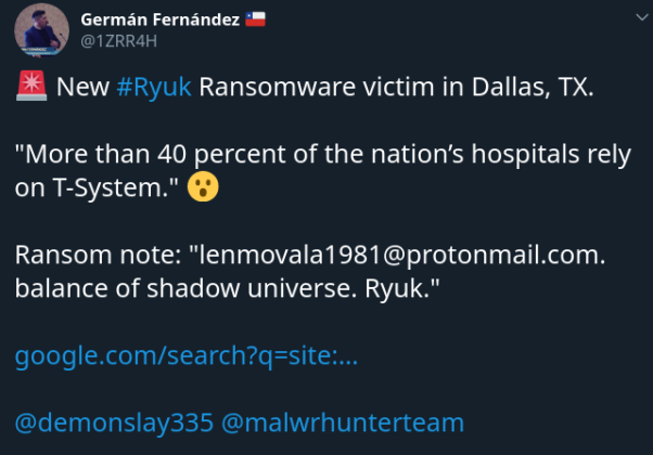 A Guide to Ryuk Ransomware Attacks A Guide to Ryuk Ransomware Attacks