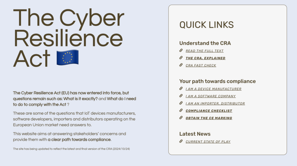 Cyber Resilience Act (CRA): What CISOs Need to Know