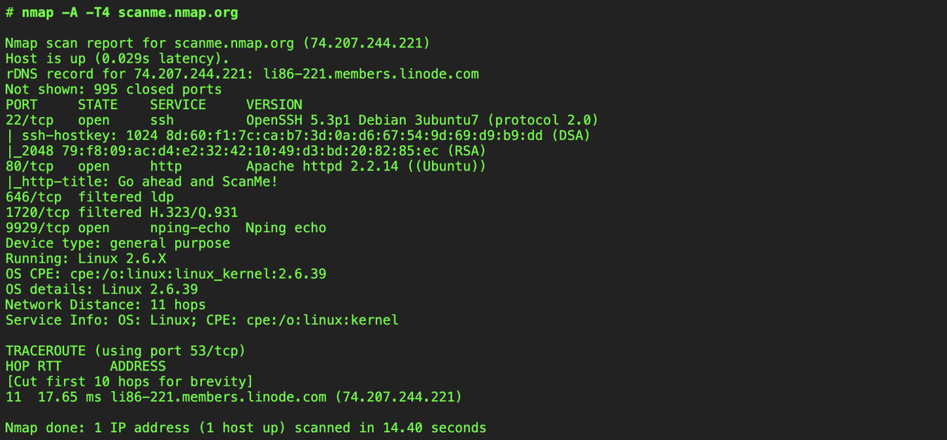 Nmap Commands for Threat Intelligence and Network Scanning
