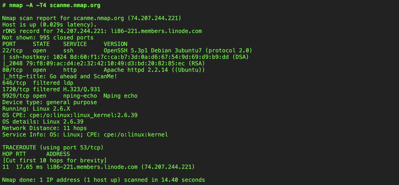 Nmap Commands for Threat Intelligence and Network Scanning